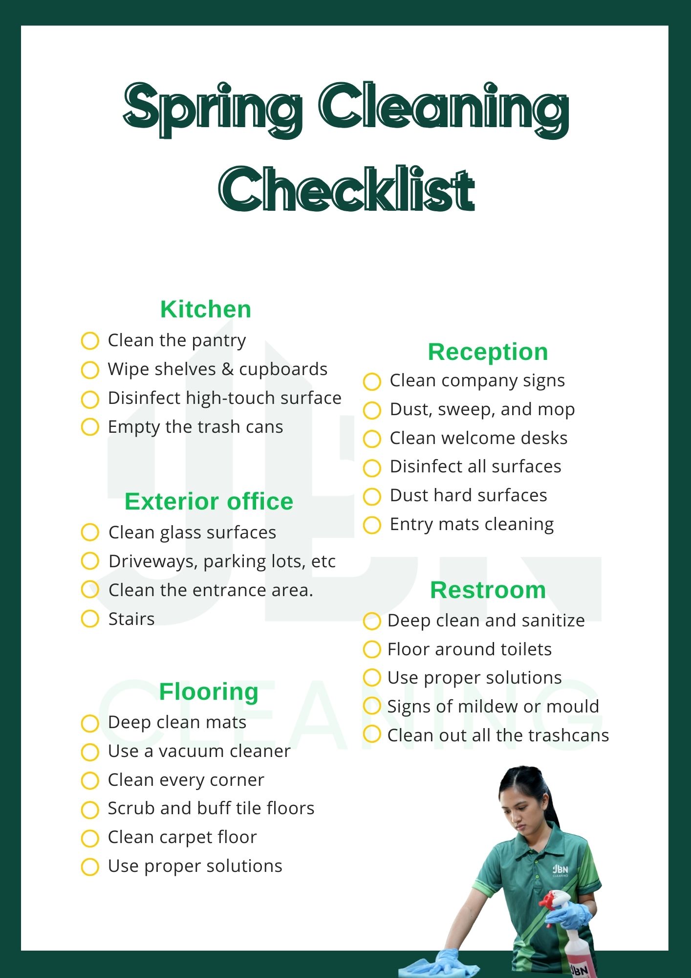 office spring cleaning tips